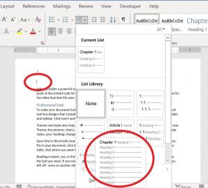 How to include the chapter number with a Word document's page number ...