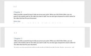 How to include the chapter number with a Word document's page number ...