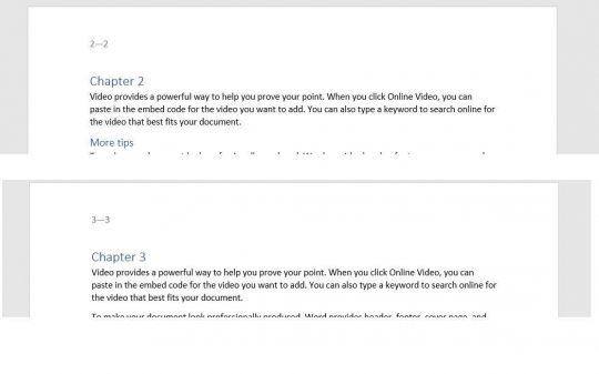 How to include the chapter number with a Word document's page number ...