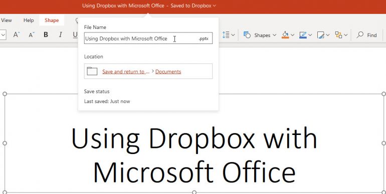 如何将 Microsoft Office 与 Dropbox 集成并使用 - Flnug.com