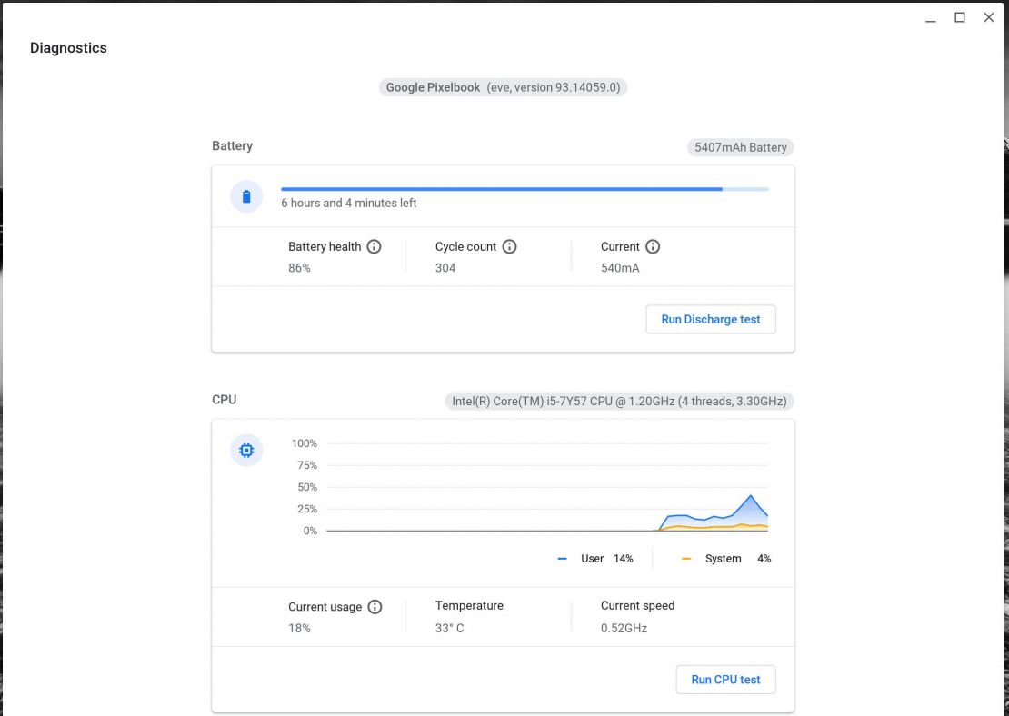 How to quickly run diagnostics on your Chromebook