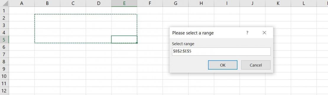 How to use VBA's InputBox function to select a range on the fly in ...