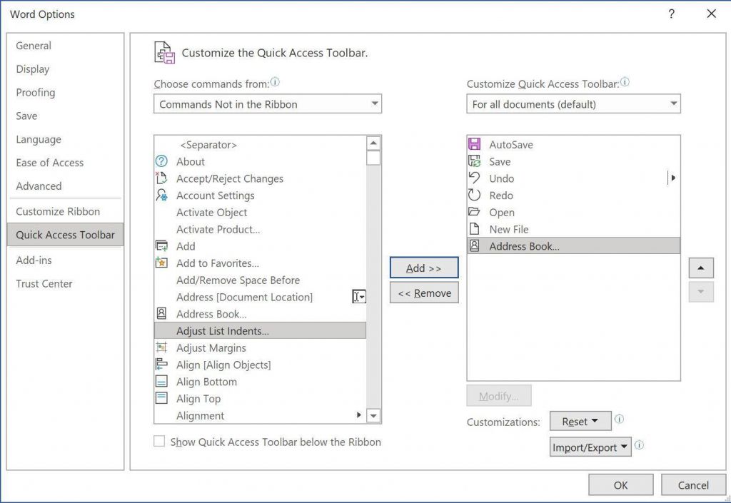 How to quickly insert contact information into a Word document ...