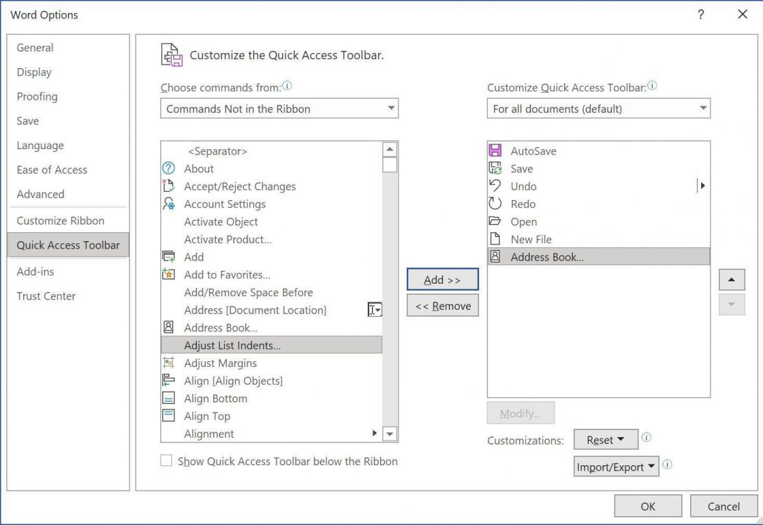 How to quickly insert contact information into a Word document ...