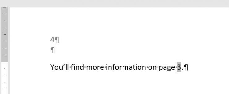 How to update a page number reference in a Word document - TechRepublic