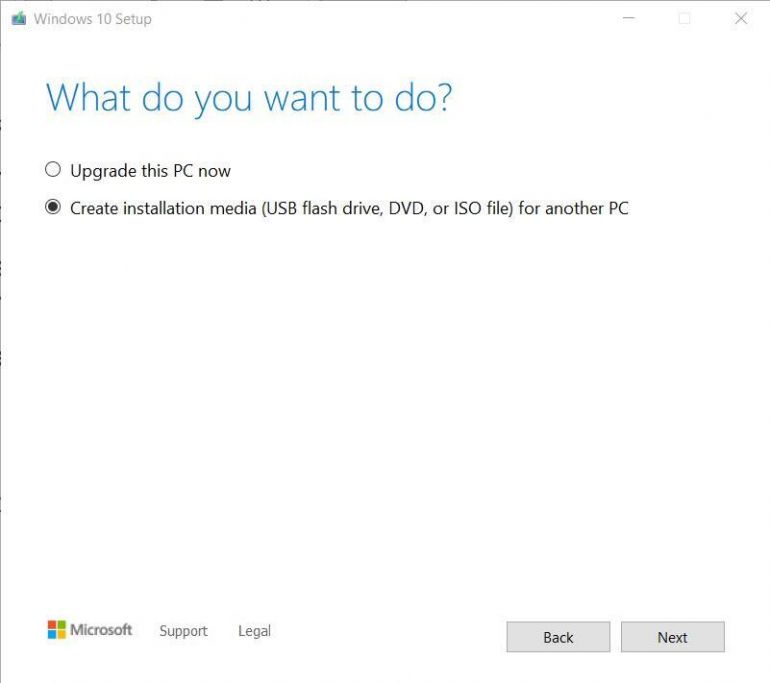 How to Create an ISO File With Windows Media Creation Tool