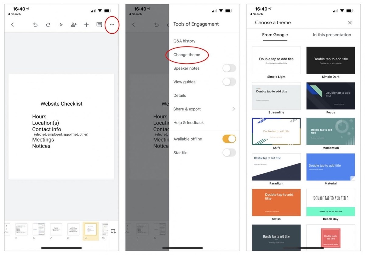 How to select, import and customize Google Slides themes - TechRepublic