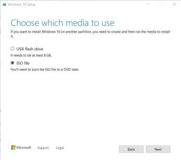 How to Create an ISO File With Windows Media Creation Tool