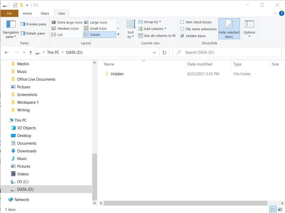 How To Create A Hidden Nearly Undeletable Folder In Windows 10 Techrepublic
