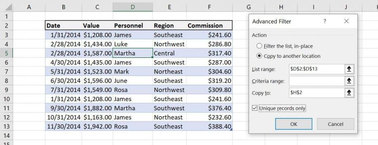 How to create a sorted unique list in an Excel spreadsheet - TechRepublic