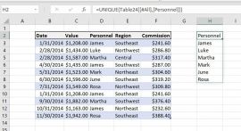 How to create a sorted unique list in an Excel spreadsheet - TechRepublic