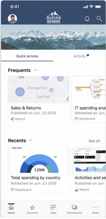 How to leverage the features of Power BI when using an iPhone, iPad or ...