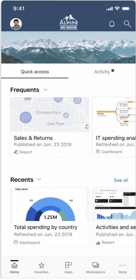 How to leverage the features of Power BI when using an iPhone, iPad or ...