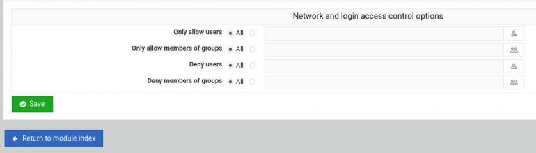 How to configure SSH access through Webmin