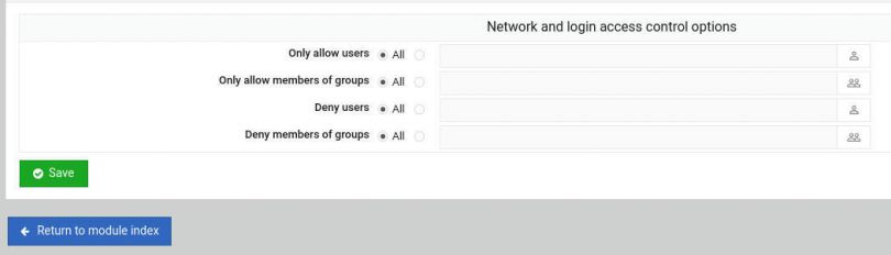 How to configure SSH access through Webmin