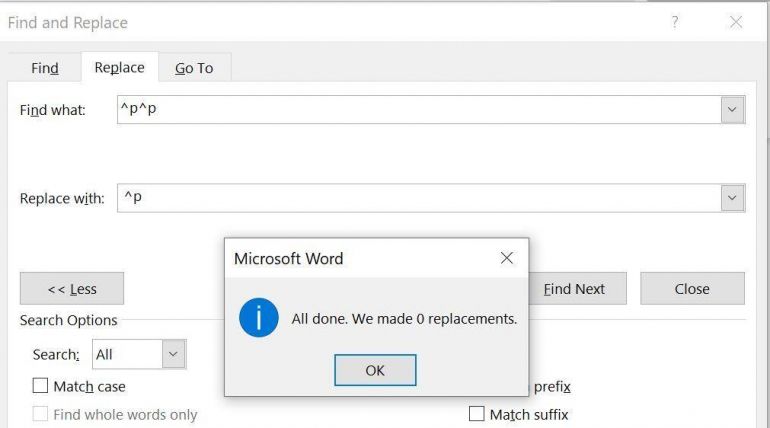 How to use Replace to remove or add hard returns in a Word document ...