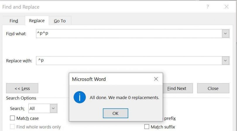 How to use Replace to remove or add hard returns in a Word document ...