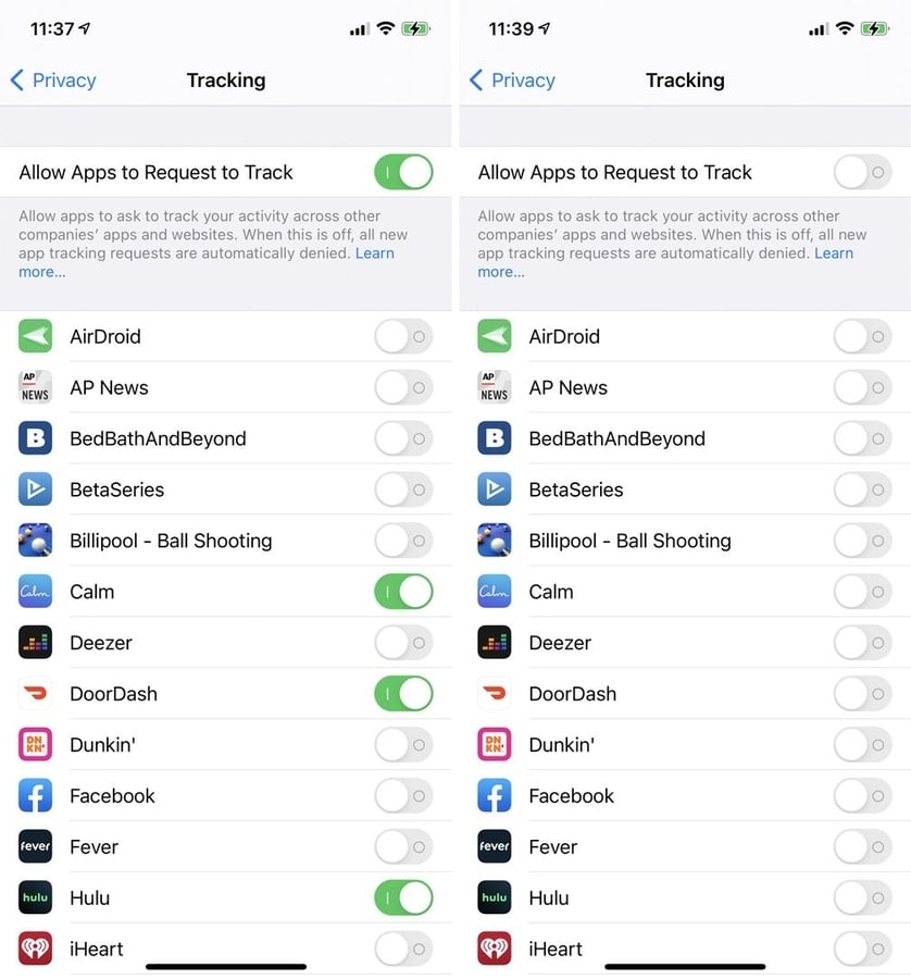How to control activity tracking by apps on your iPhone or iPad ...