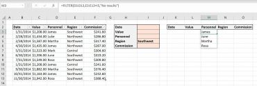 How to use the FILTER() dynamic array function in Excel