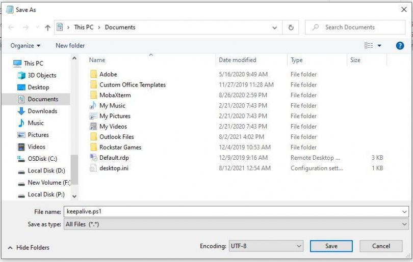 Keep your Windows sessions alive and ready with this PowerShell script