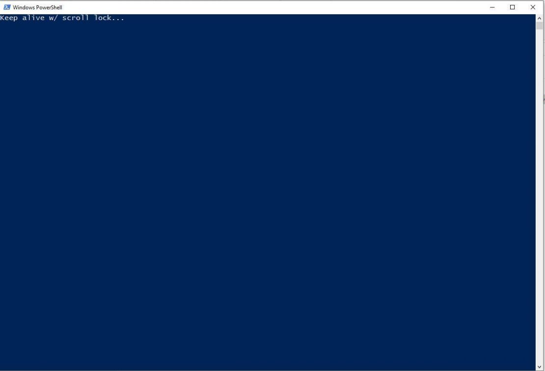 Keep your Windows sessions alive and ready with this PowerShell script