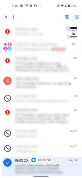 How to Delete Spam SMS Messages and Add New Blocked Numbers on Android