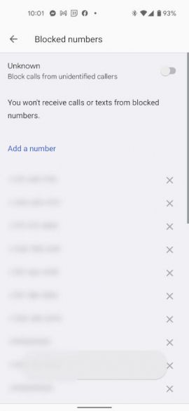 How to Delete Spam SMS Messages and Add New Blocked Numbers on Android
