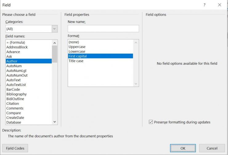 3 ways to enter fields in Microsoft Word | TechRepublic