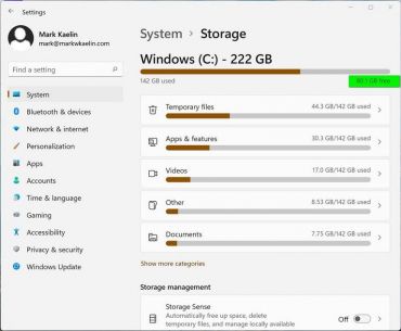 How to reclaim hard drive space after upgrading to Windows 11