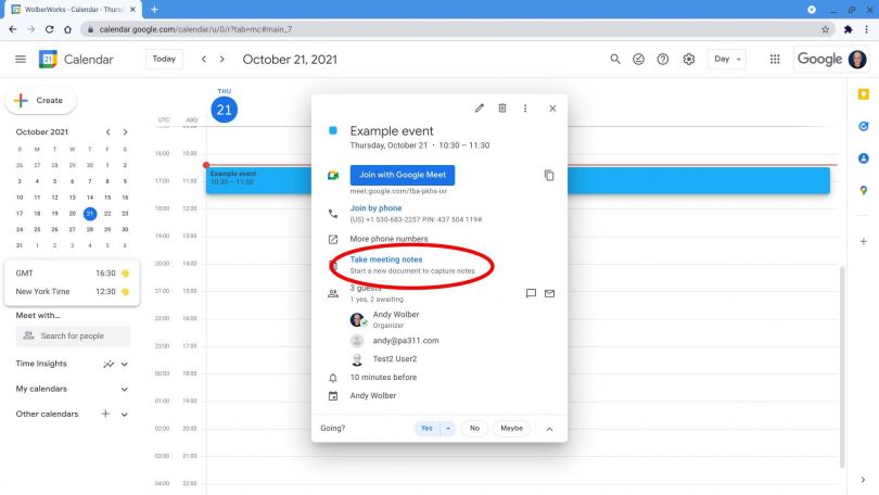 How to make meeting notes with Google Calendar and Google Docs ...