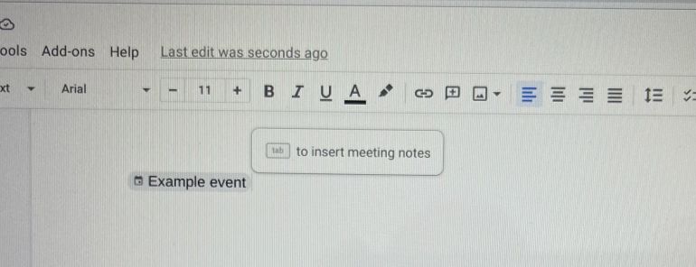 How to make meeting notes with Google Calendar and Google Docs ...