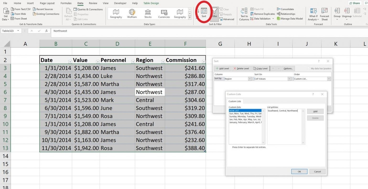 How to create a custom sort when a regular sort won't do in Excel | TechRepublic