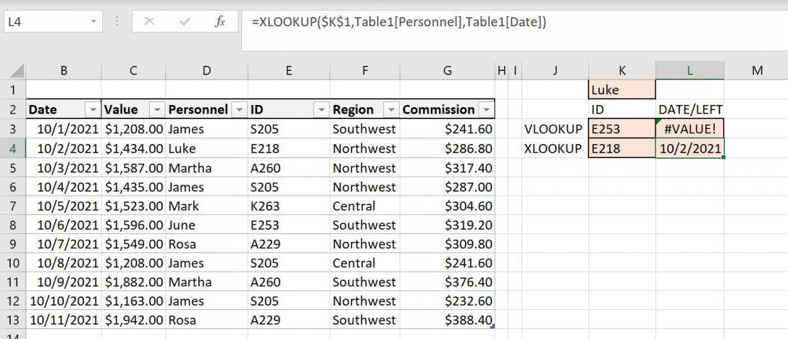 How To Use The Newish Xlookup Dynamic Array Function In Excel Techrepublic