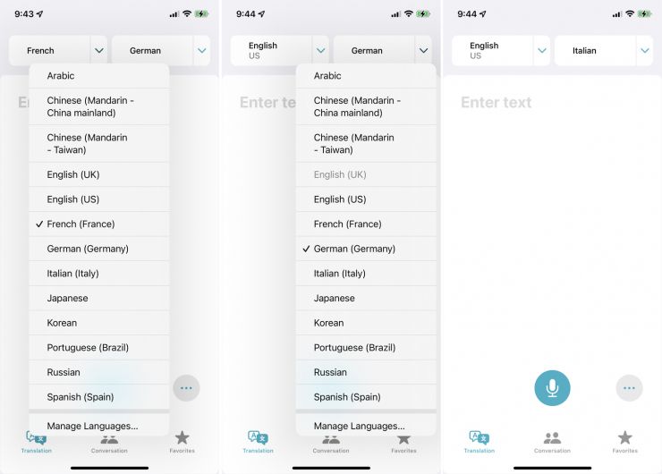 How to use Apple's Translate app to translate a real-time conversation ...