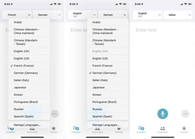 How to use Apple's Translate app to translate a real-time conversation ...