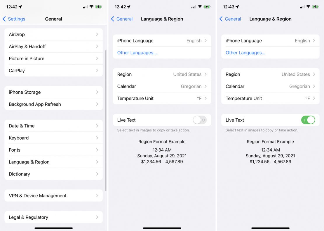 How to search on text in a photo or image on your iPhone