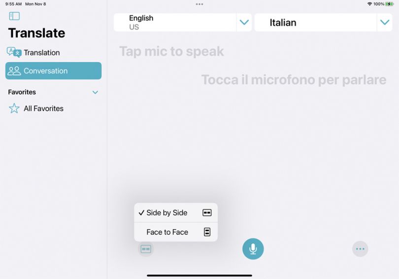 How to use Apple's Translate app to translate a real-time conversation ...