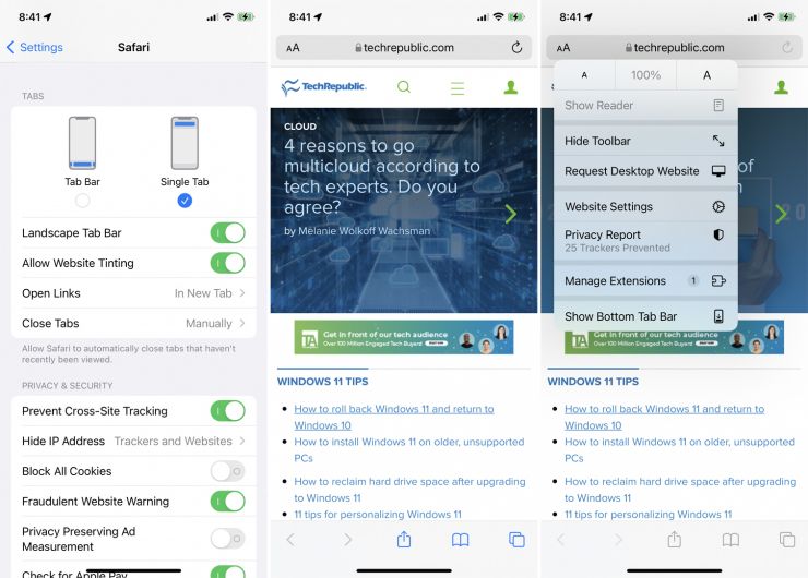 How to use and manage your tabs in mobile Safari on an iPhone ...
