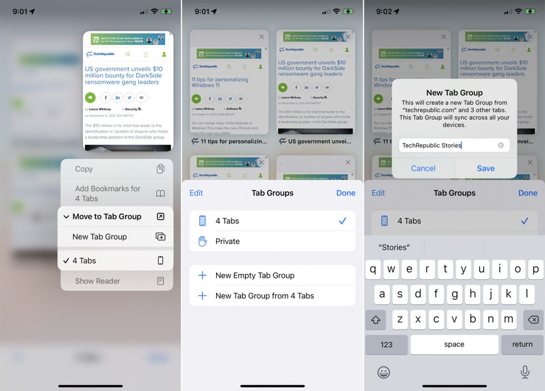 How to use and manage your tabs in mobile Safari on an iPhone ...