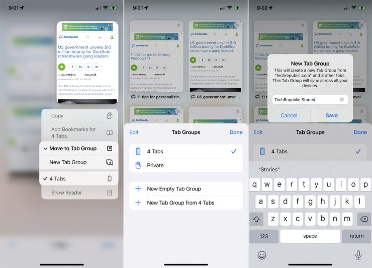How to use and manage your tabs in mobile Safari on an iPhone ...