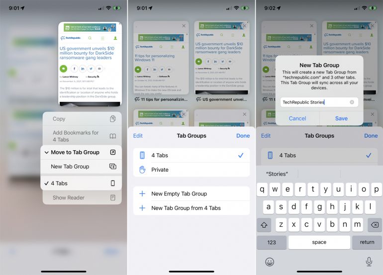 How to use and manage your tabs in mobile Safari on an iPhone ...