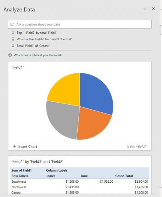 How to use Analyze Data to get quick information about your data in ...