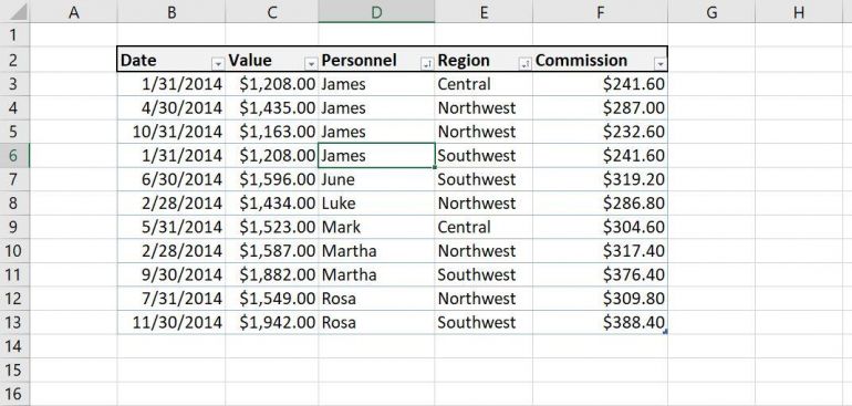 How to sort data by multiple columns in Excel