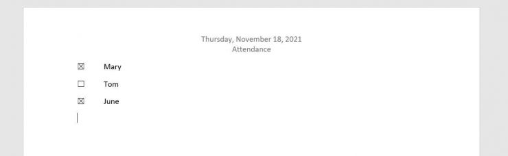 How to use check box content controls in a Word document - TechRepublic