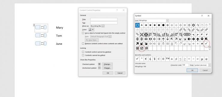 How to use check box content controls in a Word document - TechRepublic
