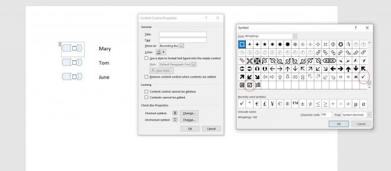 How to use check box content controls in a Word document - TechRepublic