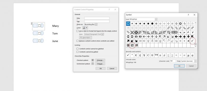 How to use check box content controls in a Word document - TechRepublic