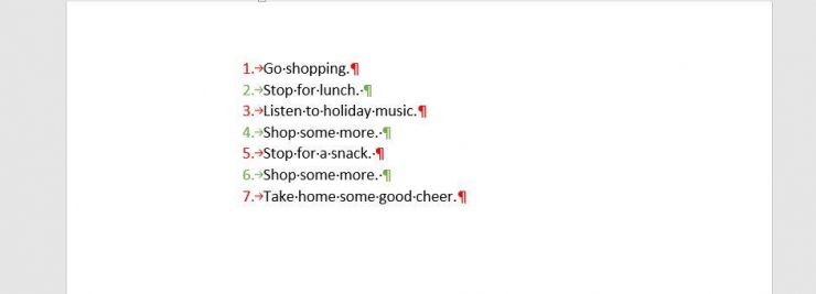 3 ways to add color to the numbers in a numbered list in Word ...