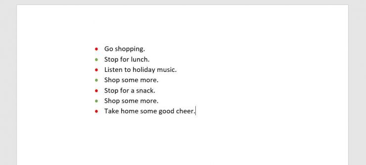 3 ways to add color to the numbers in a numbered list in Word ...