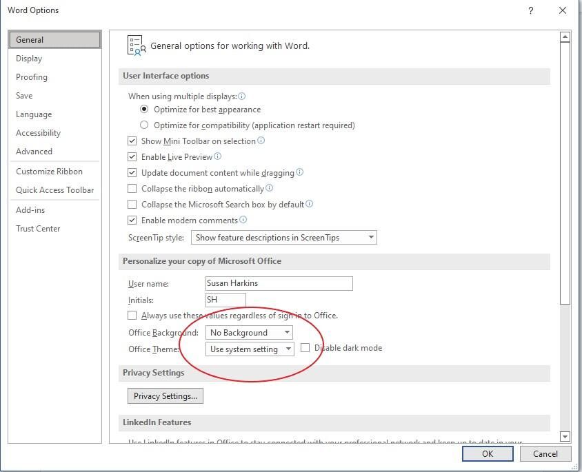 How to Enable Dark Mode in Microsoft 365 | TechRepublic